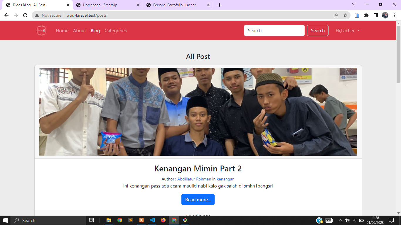 Personal Portofolio | Lacher